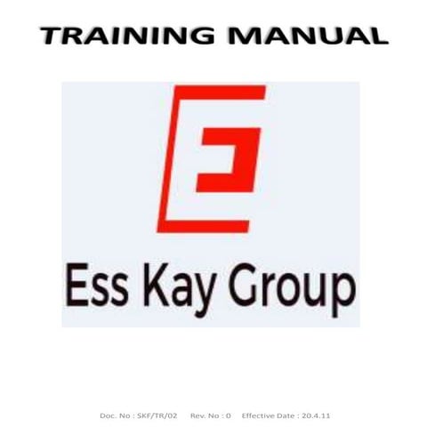 Training material Esskay | PPTX