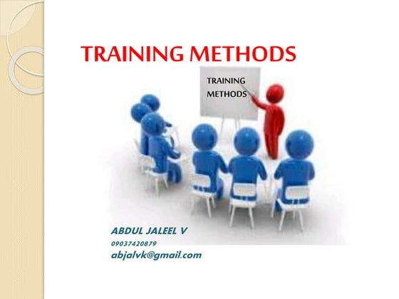 demonstration Training methods | PPT
