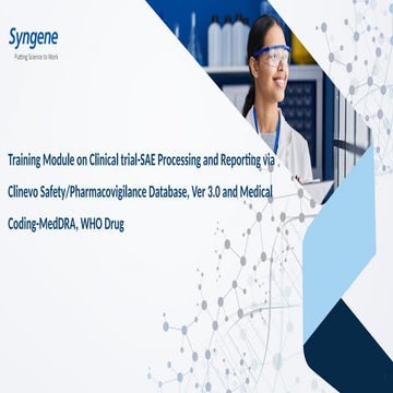 Sae reporting timelines and compensation as per new drugs and clinical ...