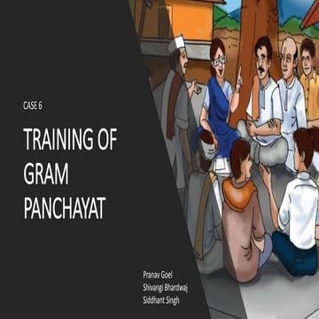 Training of gram panchayat | PPTX