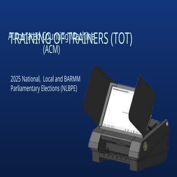 Comprehensive Training on Automated Counting Machines for 2025 ...