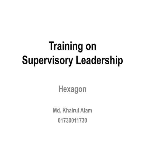 Supervisory Development Program Open Session Pdf