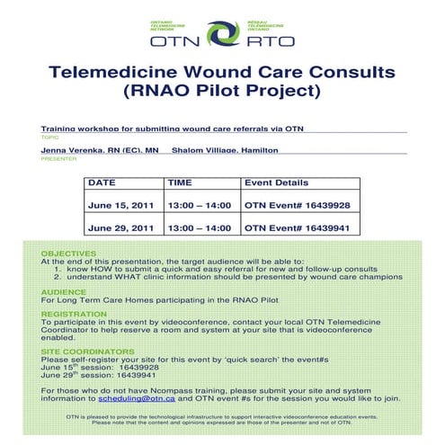 Training otn woundcare poster june 2011 | PDF