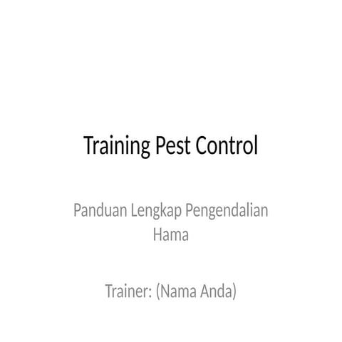 Dasar materi untuk Training Pest Control.pptx