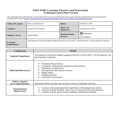 Unit Two Training Plan | PDF | Free Download