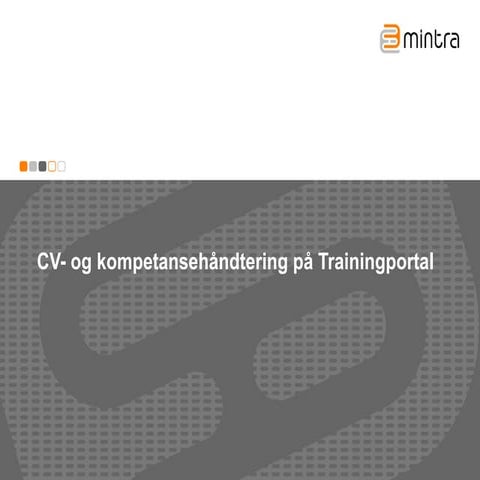 Trainingportal Breakfast Club - Våren 2012 | PPT