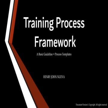 Training Process Framework | PDF
