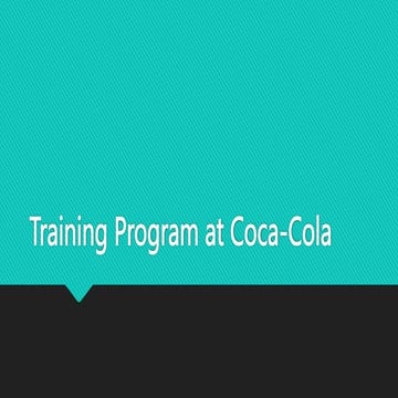 Training Program at Coca-Cola by Peng Jin.pptx