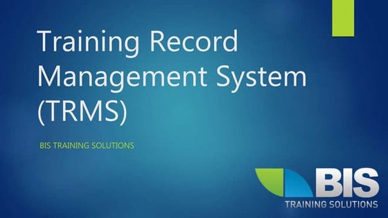 Training Management System | PPTX