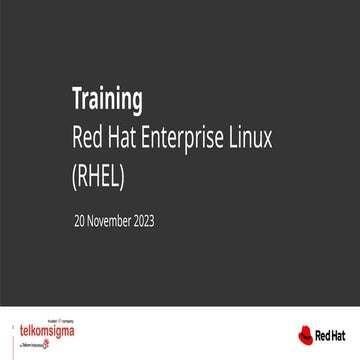 Red Hat Enterprise Linux Training RED HAT - RHEL.pptx