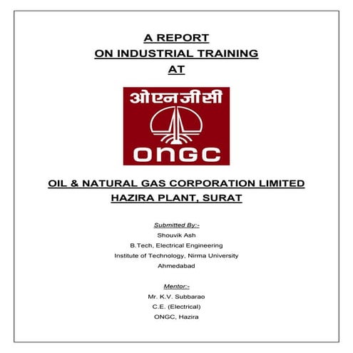 ongc summer internship project report,ongc report,ongc summer internship project report,ongc ...