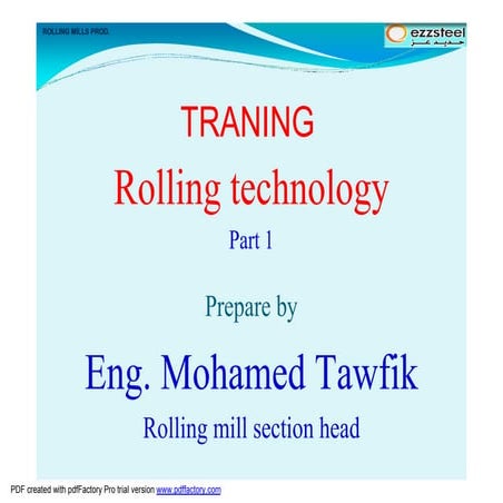 Comprehensive Rolling Mill Equations: Essential Calculations for Draft, Elongation, Spread, Load ...