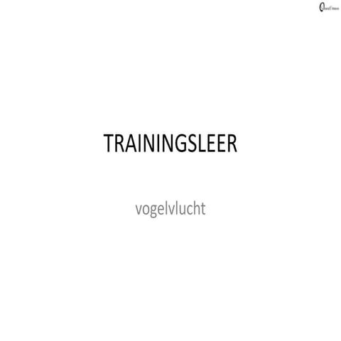 Trainingsleer | PPTX