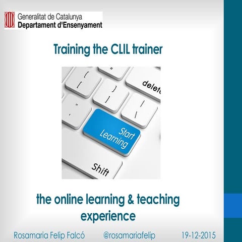 Training the clil_trainer | PDF