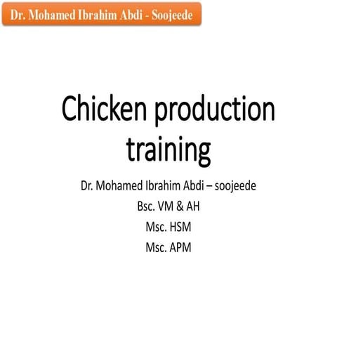 Native chicken production in the philippines | PPT