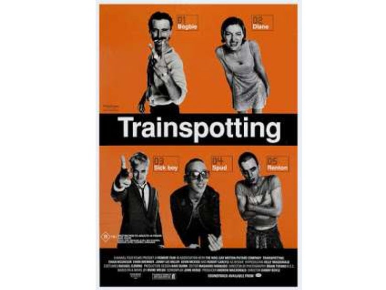 Trainspotting Book Clipping Miniature Film Poster Music & Movie Posters ...