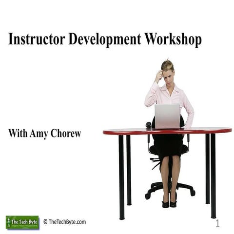 Technology Instructor Development Workshop | PPT