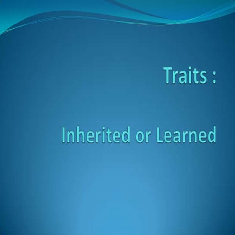Traits | PPT