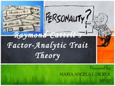 Trait theories personality theories | PPT