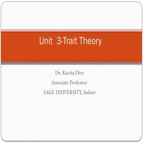 Trait TheoryThe trait theory of leadership suggests.pptx