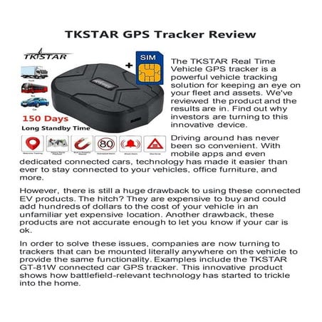 TKSTAR GPS Tracker Review | DOCX