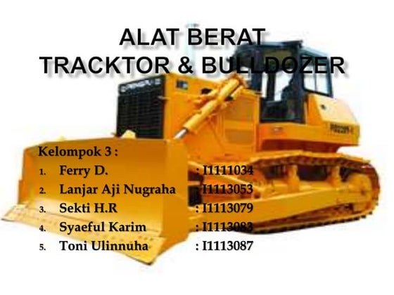 Produktivitas Alat Berat Dozer | PPT