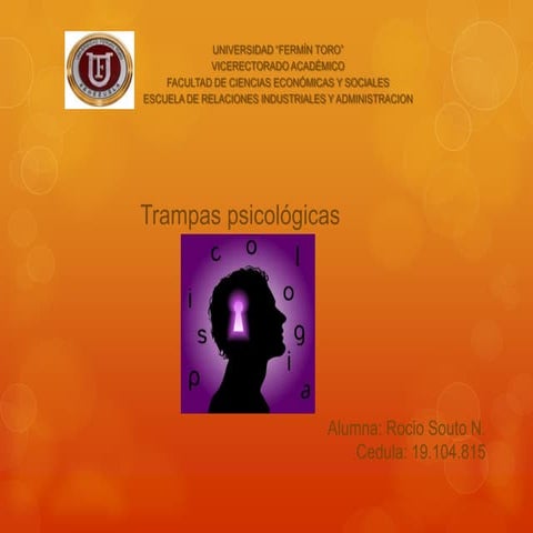 Trampas psicologicas | PPTX