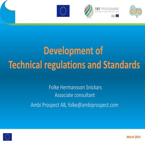 Technical regulations and standards | PDF