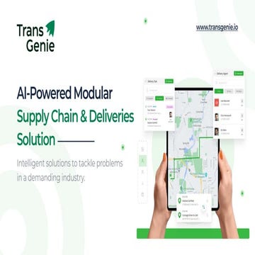 AI-Powered Modular Supply Chain & Delivery Solution | PDF
