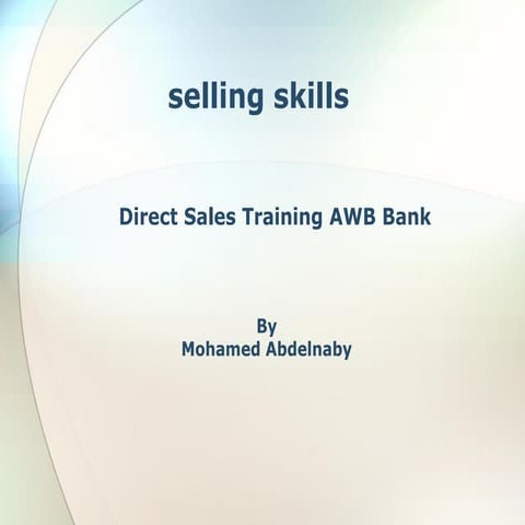 Training for awb bank (2) | PDF