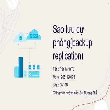 Config Backup Replication Ppt