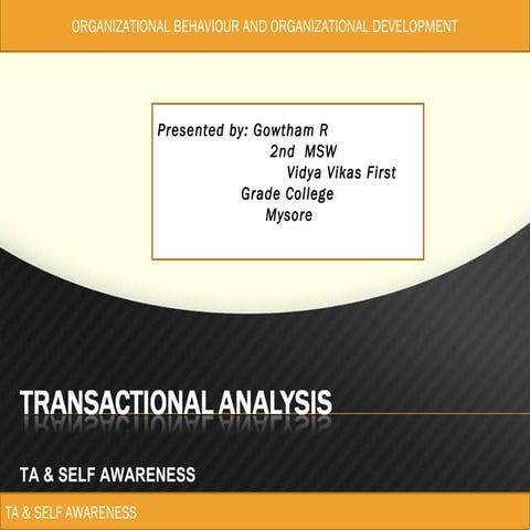 TRANSACTIONAL ANALYSIS by ERIC BERNE.pptx