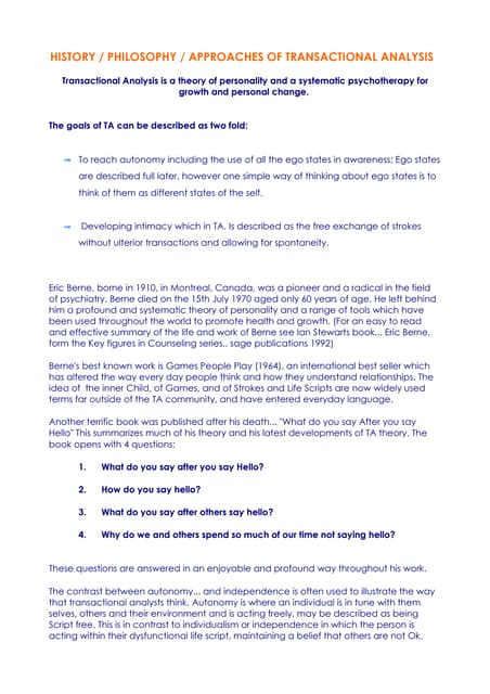 TRANSACTIONAL ANALYSIS by ERIC BERNE.pptx