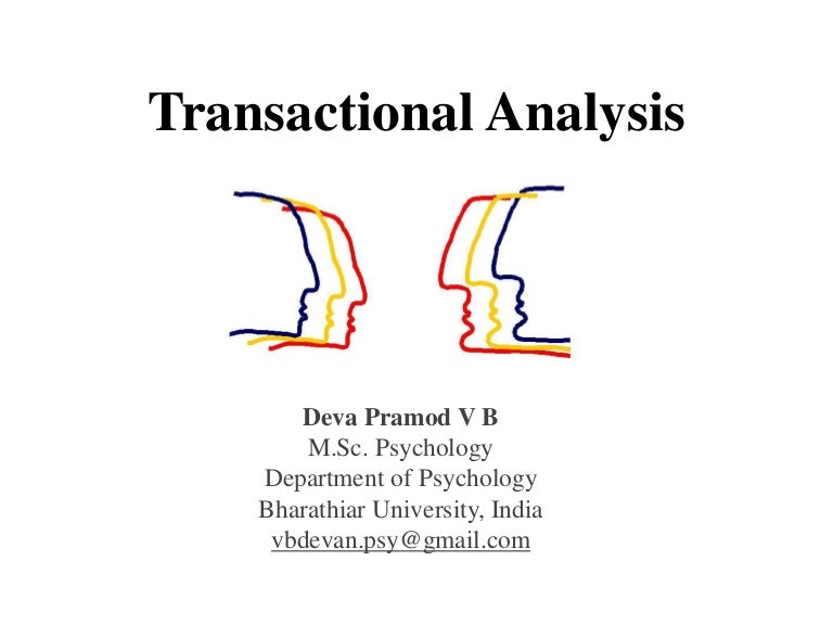 Transactional analysis TA