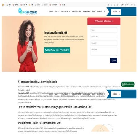 Transactional sms service in india...... | PPT