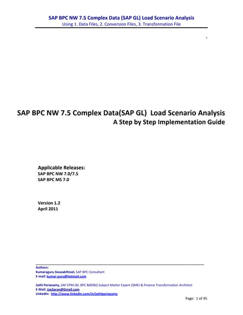 Currency Conversion - SAP BPC | PDF