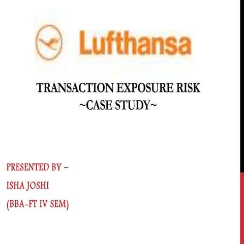 Transaction exposure risk | PPTX