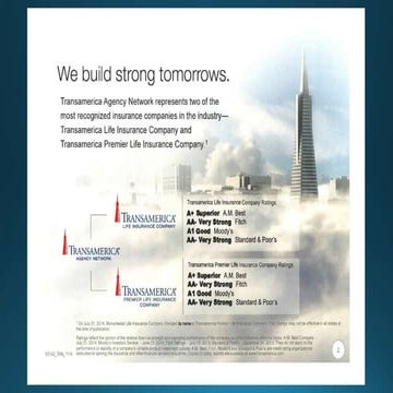 Transamerica Life Insurance, Monumental Life Insurance | PPTX