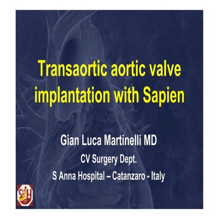 Trans aortic tavi | PDF