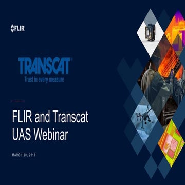 FLIR Webinar: Selecting a Drone or IR Camera for Various Applications ...