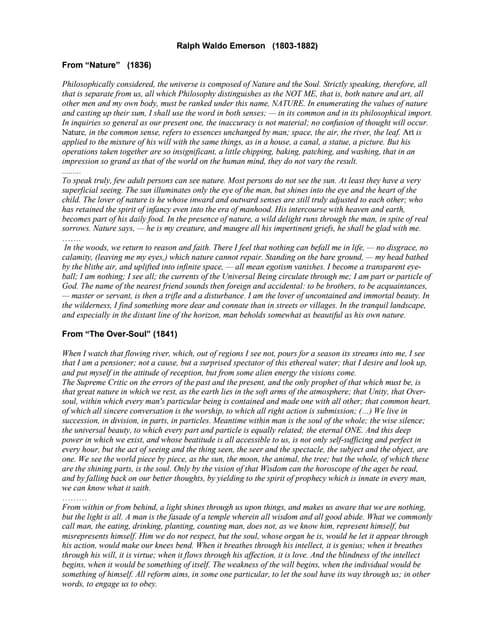 Nature essay by Ralph Waldo Emerson .pdf