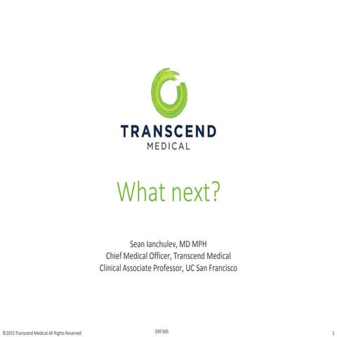 Transcend Medical | PPT