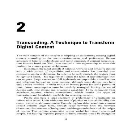 Transcoding: A Technique to Transform Digital Content | PDF
