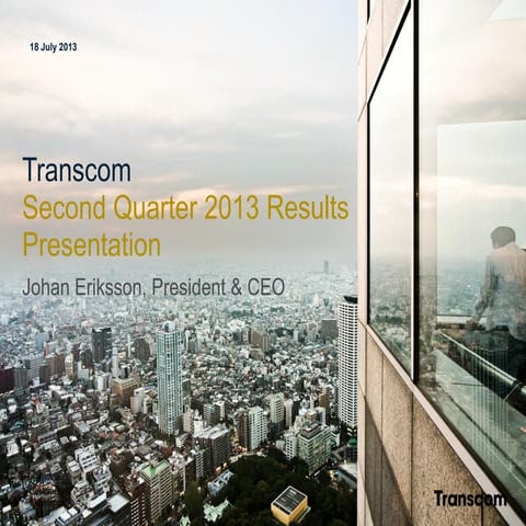 Transcom Q213 results presentation | PPT