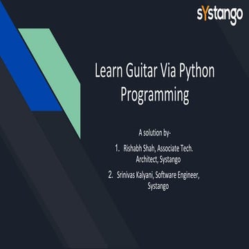 Learn Guitar Python Programming Midi Parsing Ppt 4495