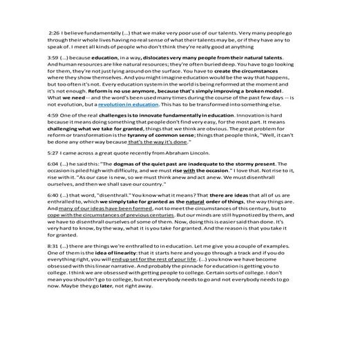 Transcript ted talk | DOCX