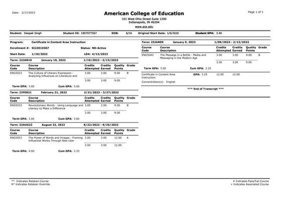 Deepak (Danny) Singh Completion Certificate Information Security ...