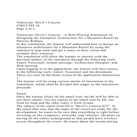 Transcript Devil’s CanyonCMGT582 v8Page 2 of 2Transcri.docx