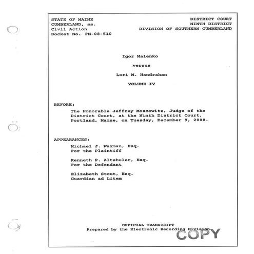 Trevor letter | PDF