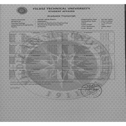 Transcript with CGPA | PDF